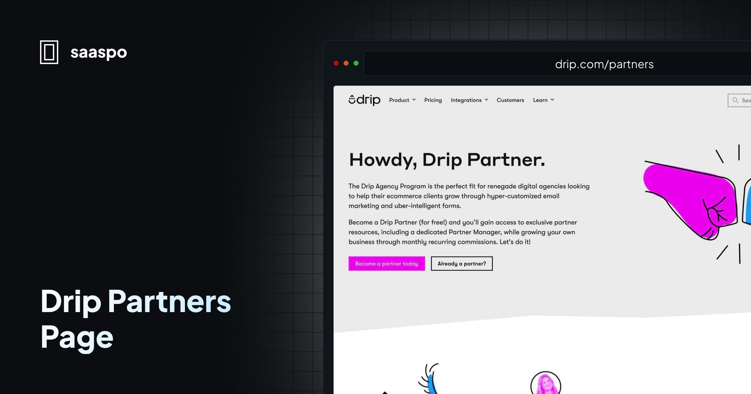Saaspo | Drip Partners Page