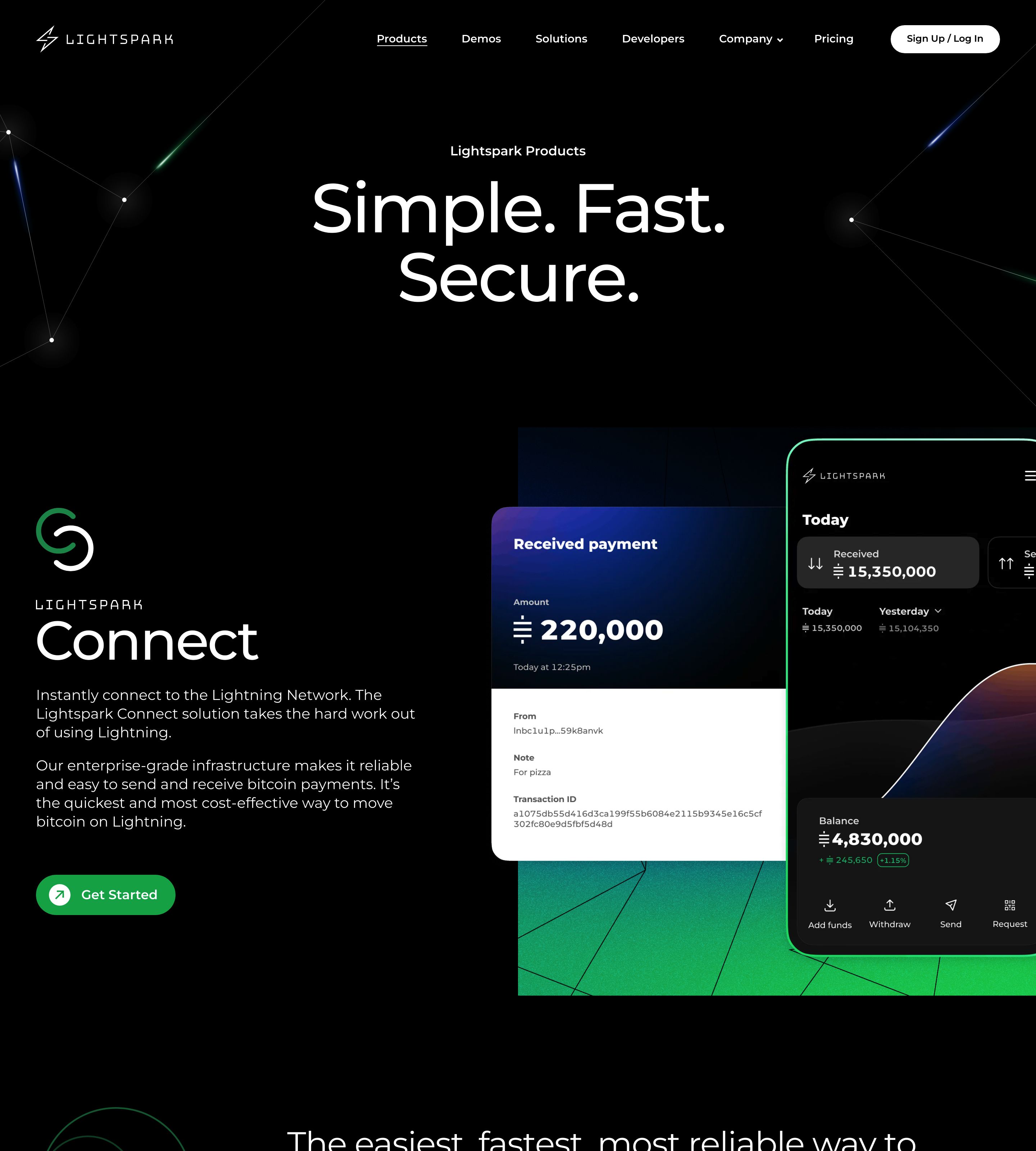 Saaspo | Lightspark Product Page