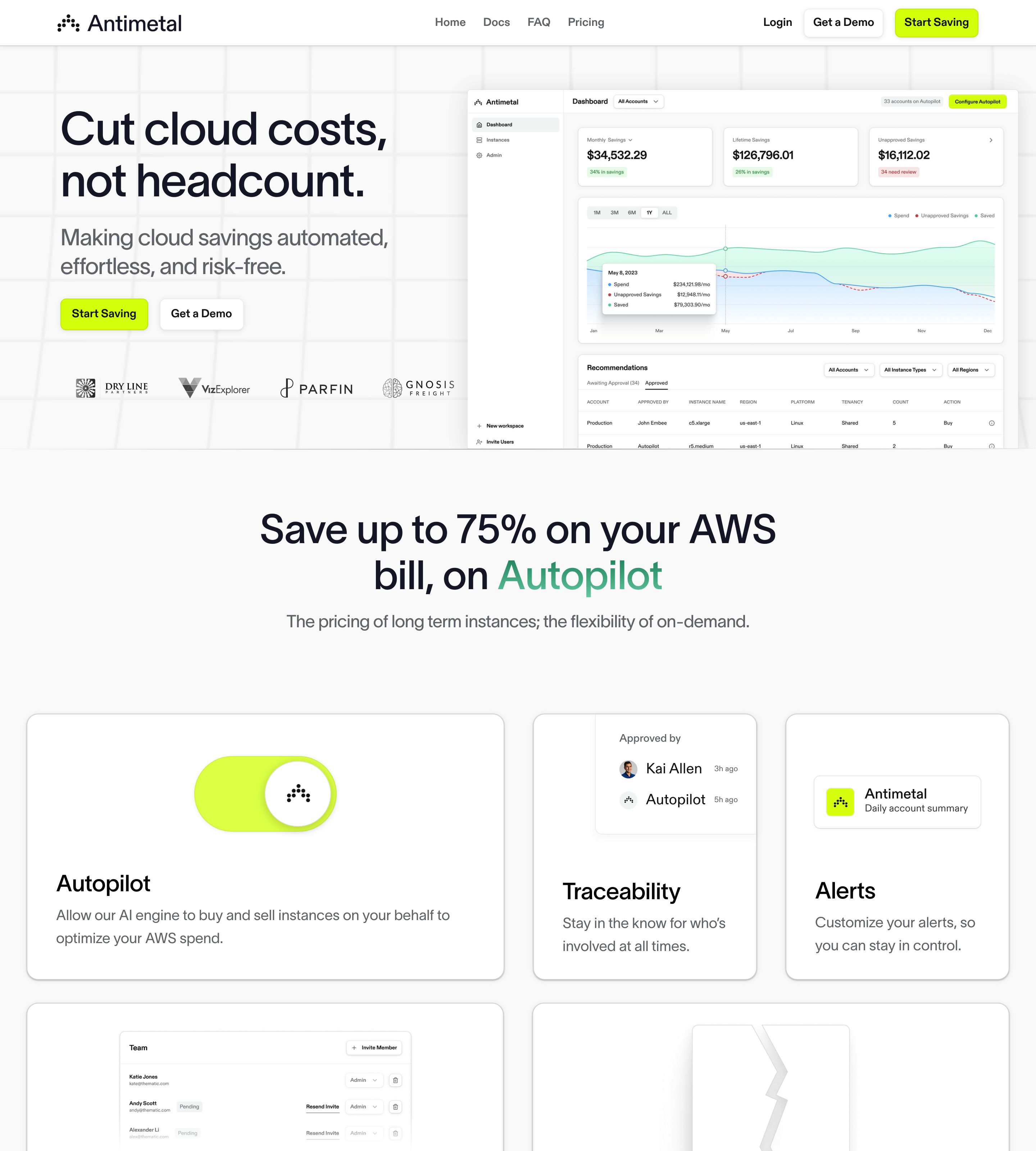 Saaspo | Setpoint Landing Page