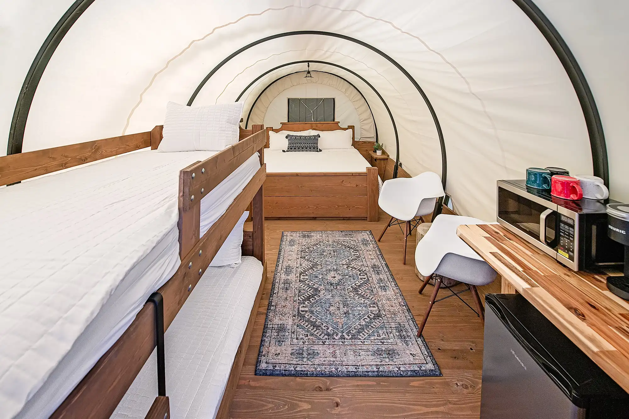 Caney Creek | Luxury Covered Wagon Glamping