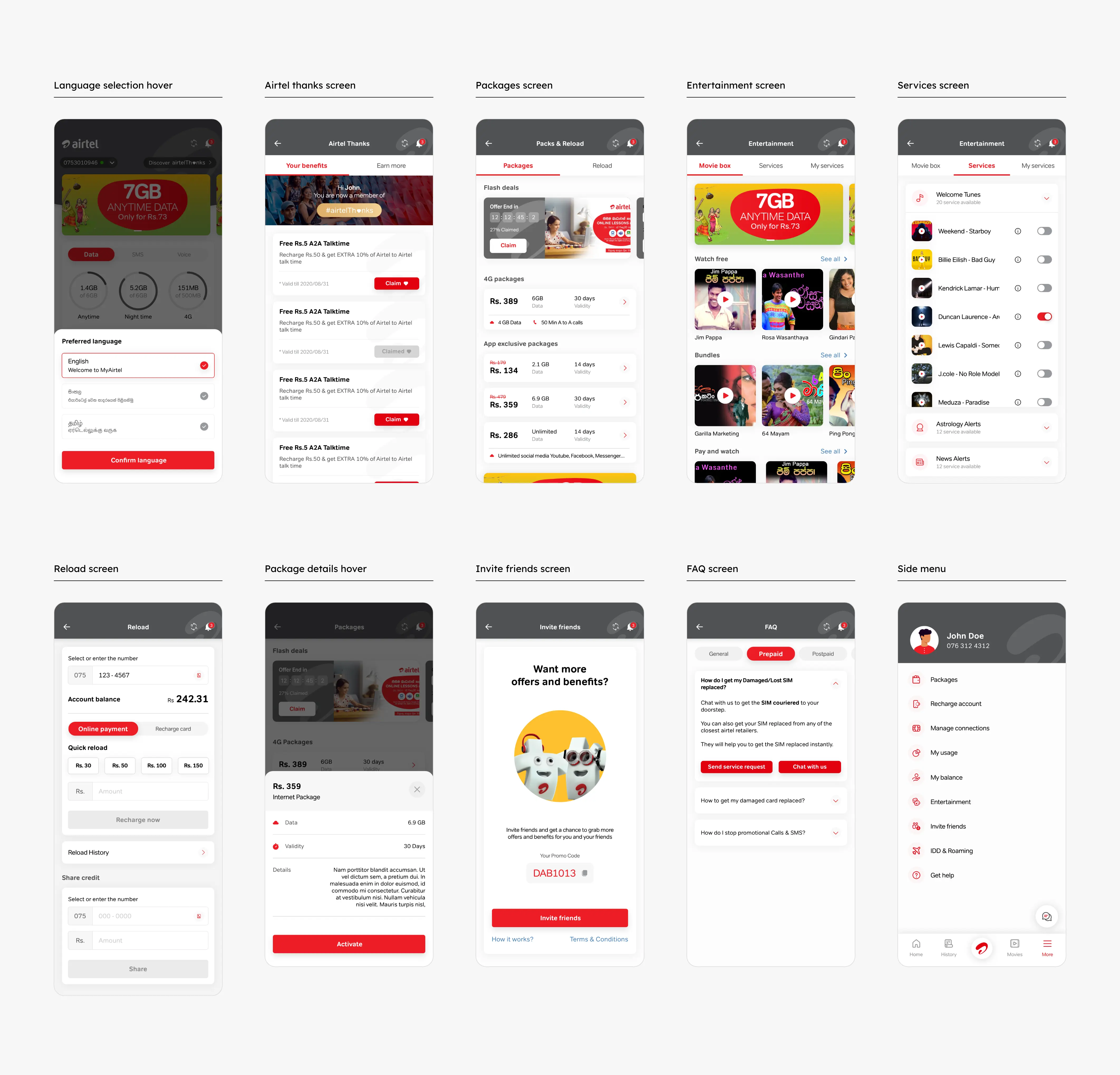 Shajee Amaan · My Airtel - Selfcare app