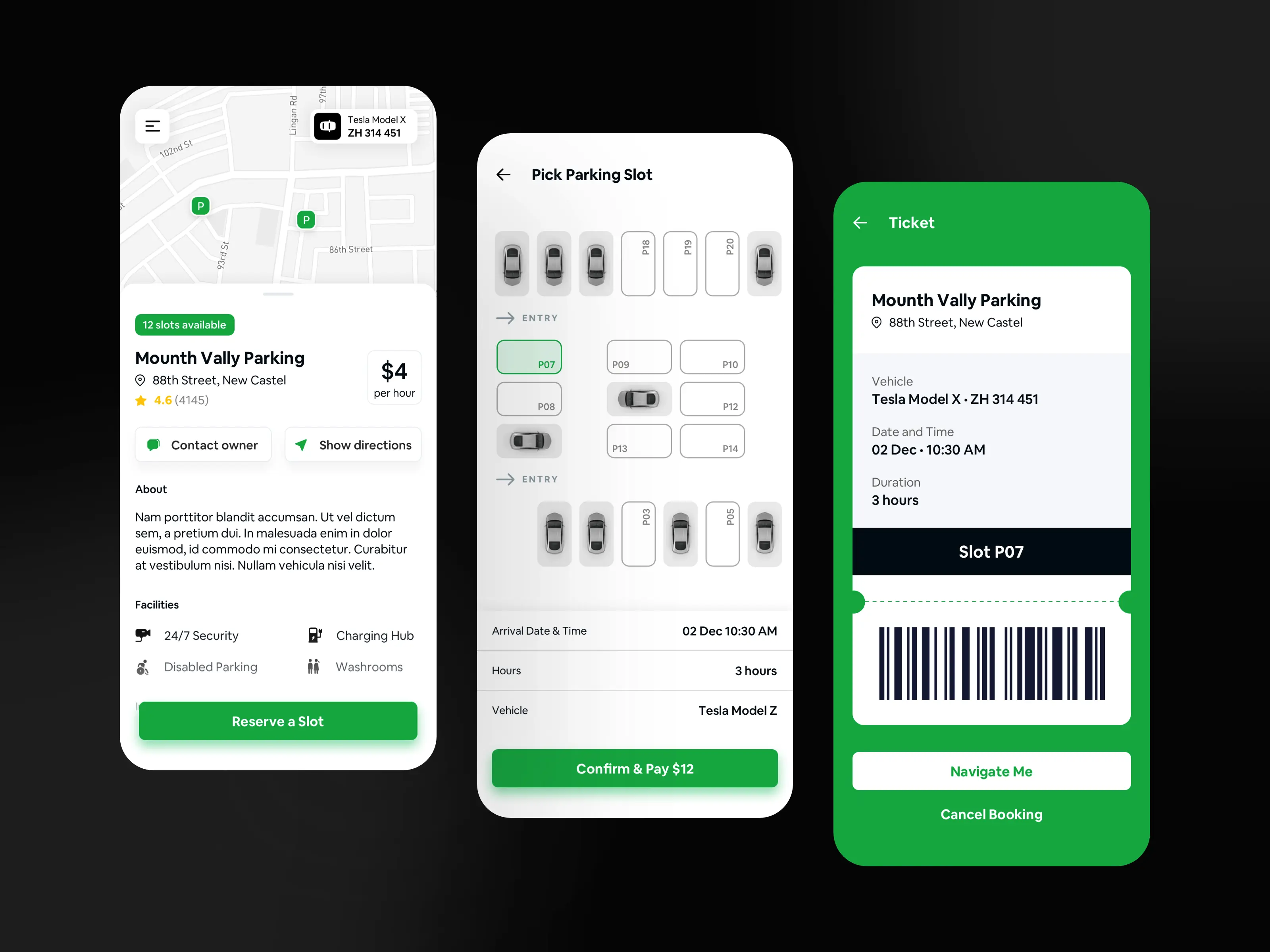 Shajee Amaan · Parkify - Parking management app