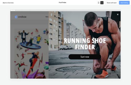 Crobox Guided Selling Solution