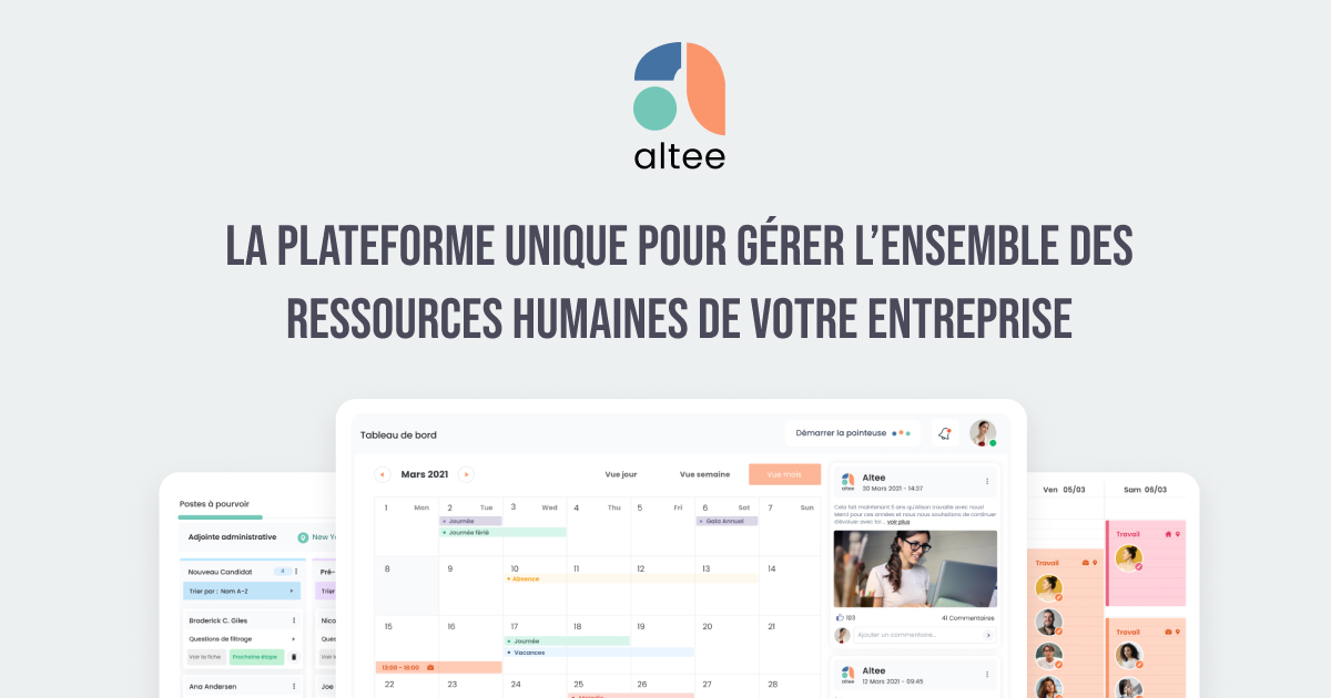La plateforme unique pour gérer l’ensemble des ressources humaines de ...