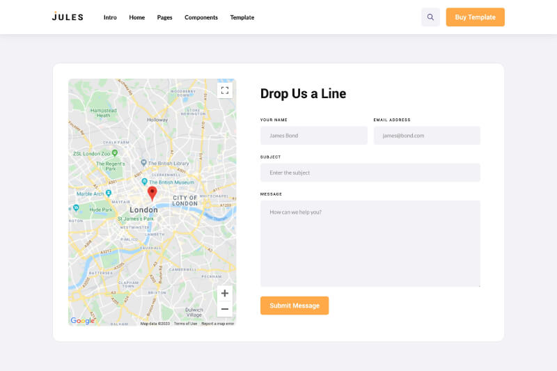 Jules - Webflow HTML website template