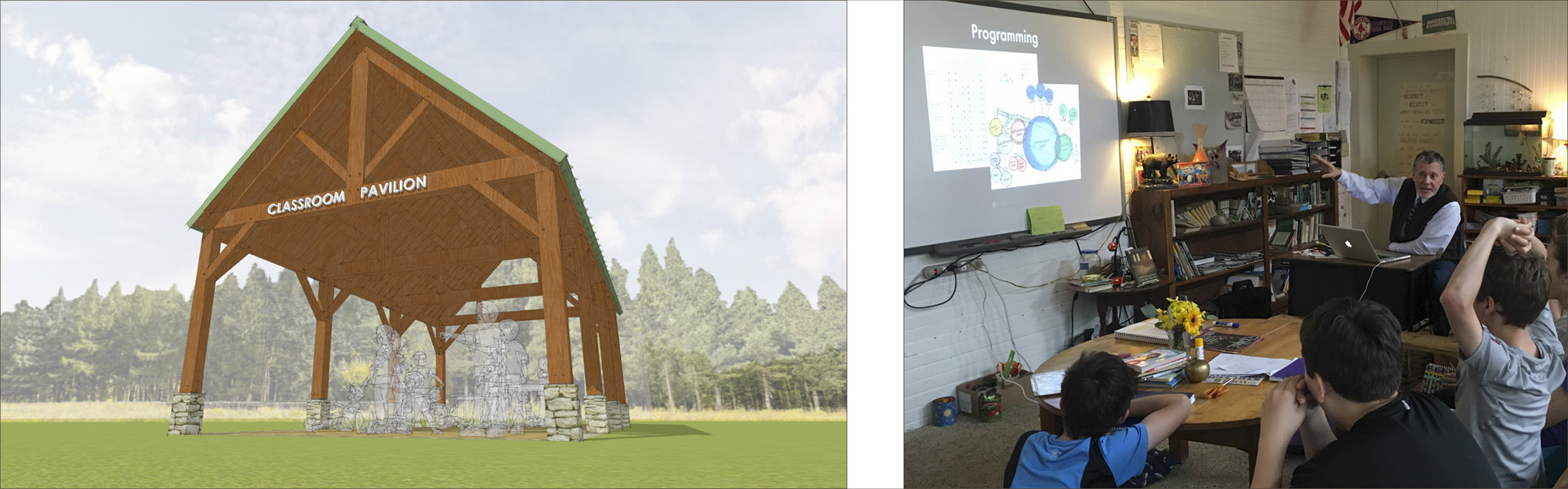 Outdoor Learning Pavilion at Jackson School - OLSON LEWIS + Architects