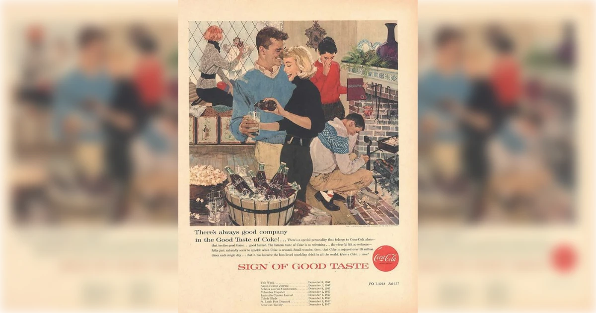 The "Sign Of Good Taste" Coca-Cola Campaign Of The 1950s