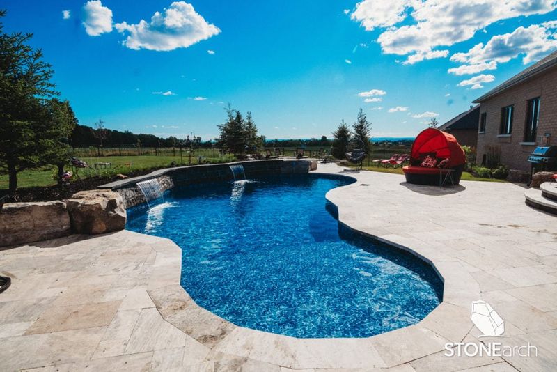 STONEarch Product Feature: Ivory Mix Travertine Cobbles - STONEarch