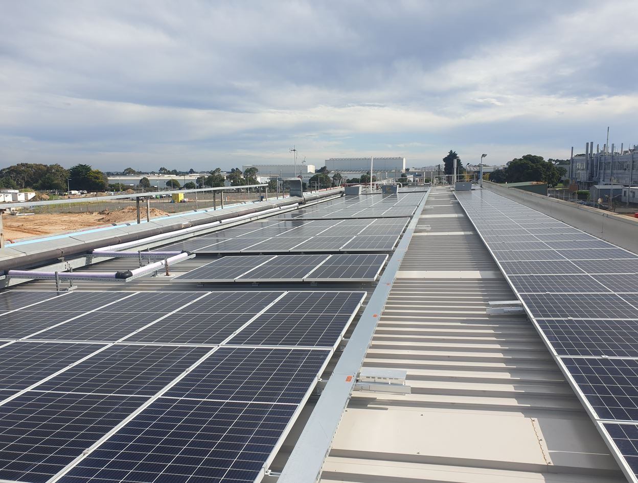 Clayton 1.01MW roof top solar, United Energy | Enhar