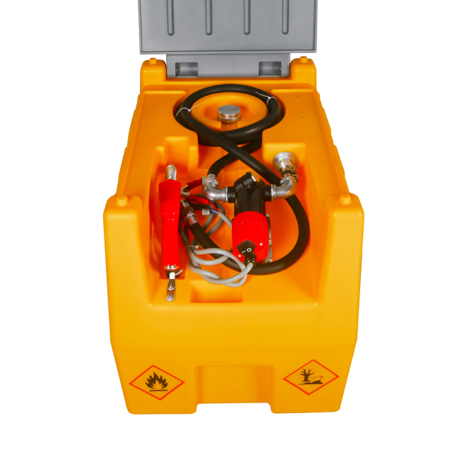 Poly 240L Portable Electric Fuel Transfer Tank with Nozzle