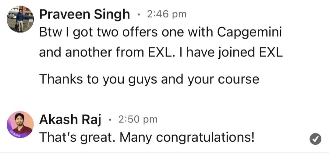 Data Science & Analytics Placement Assurance Program