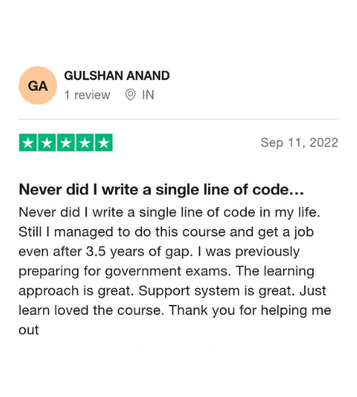 Data Science & Analytics Placement Assurance Program