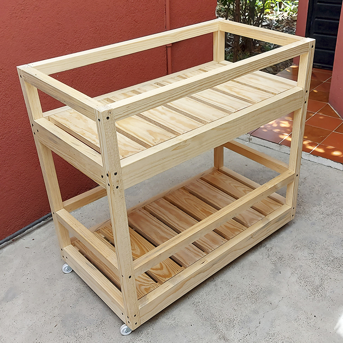 How to Build a Wooden Utility Cart