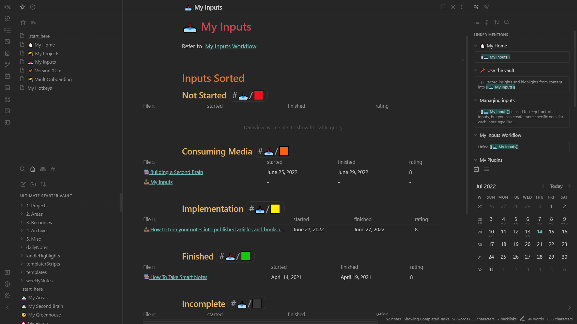 Obsidian Ultimate Starter Vault