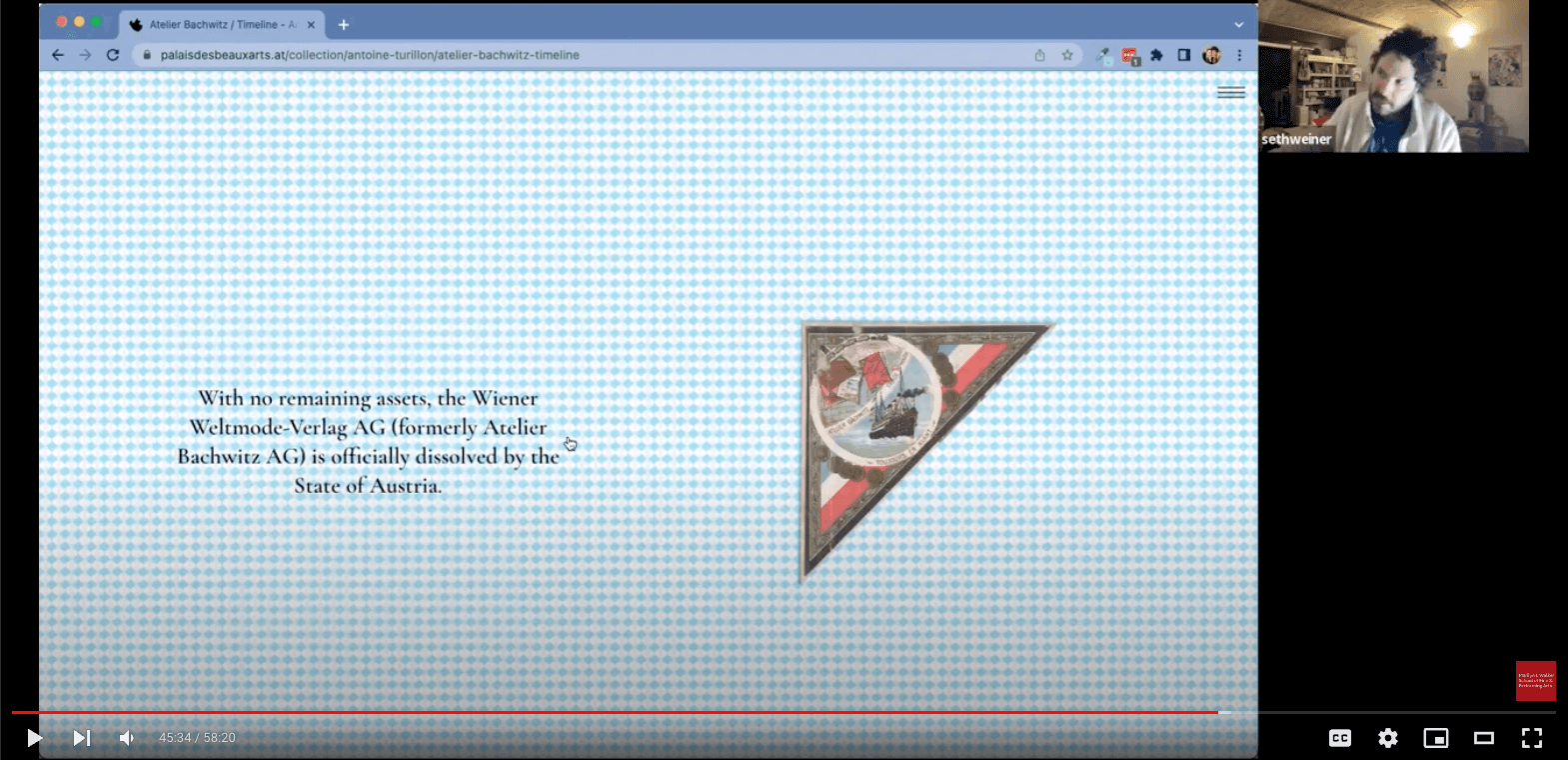 Brock Talk - Seth Weiner / Palais des Beaux Arts Wien