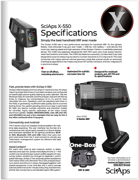 NDT and PMI | SciAps