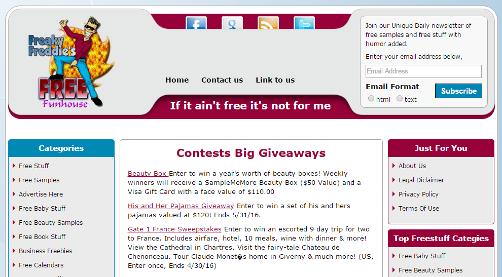 101 websites to submit and promote Online Contests