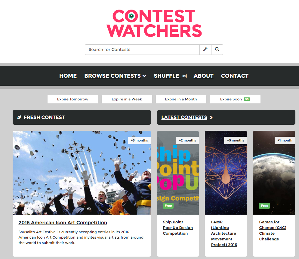 101 websites to submit and promote Online Contests