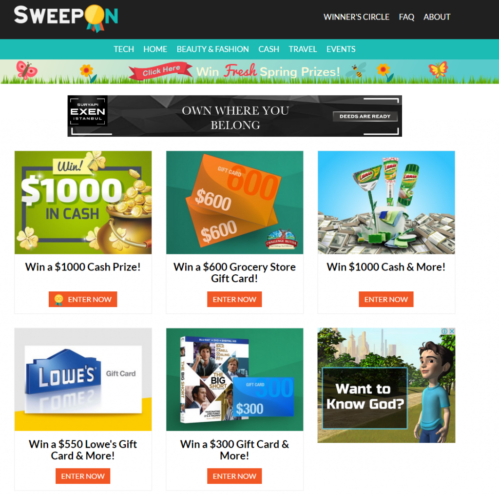 101 websites to submit and promote Online Contests