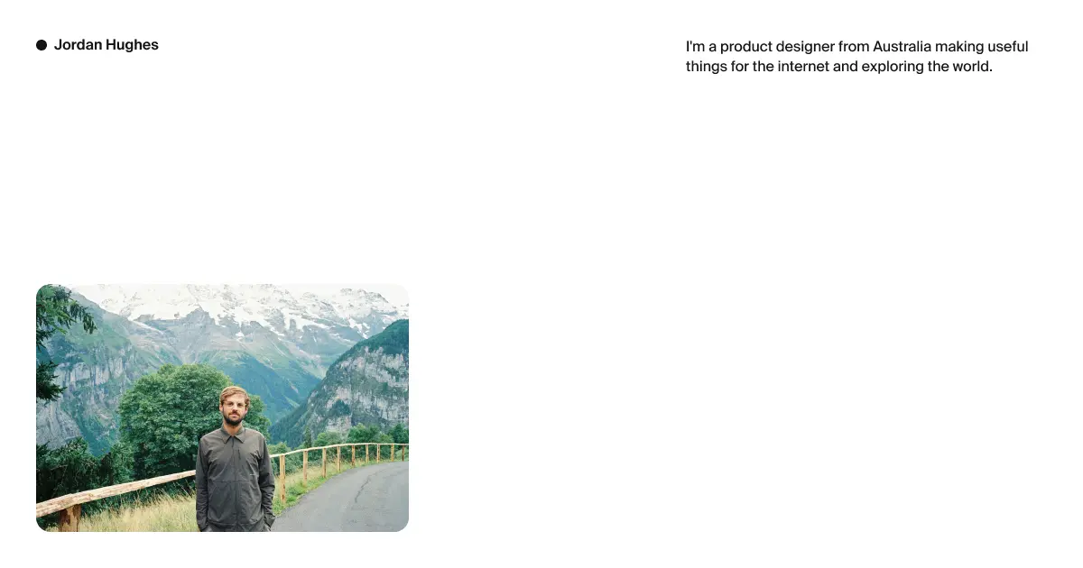 Jordan Hughes — Product Designer