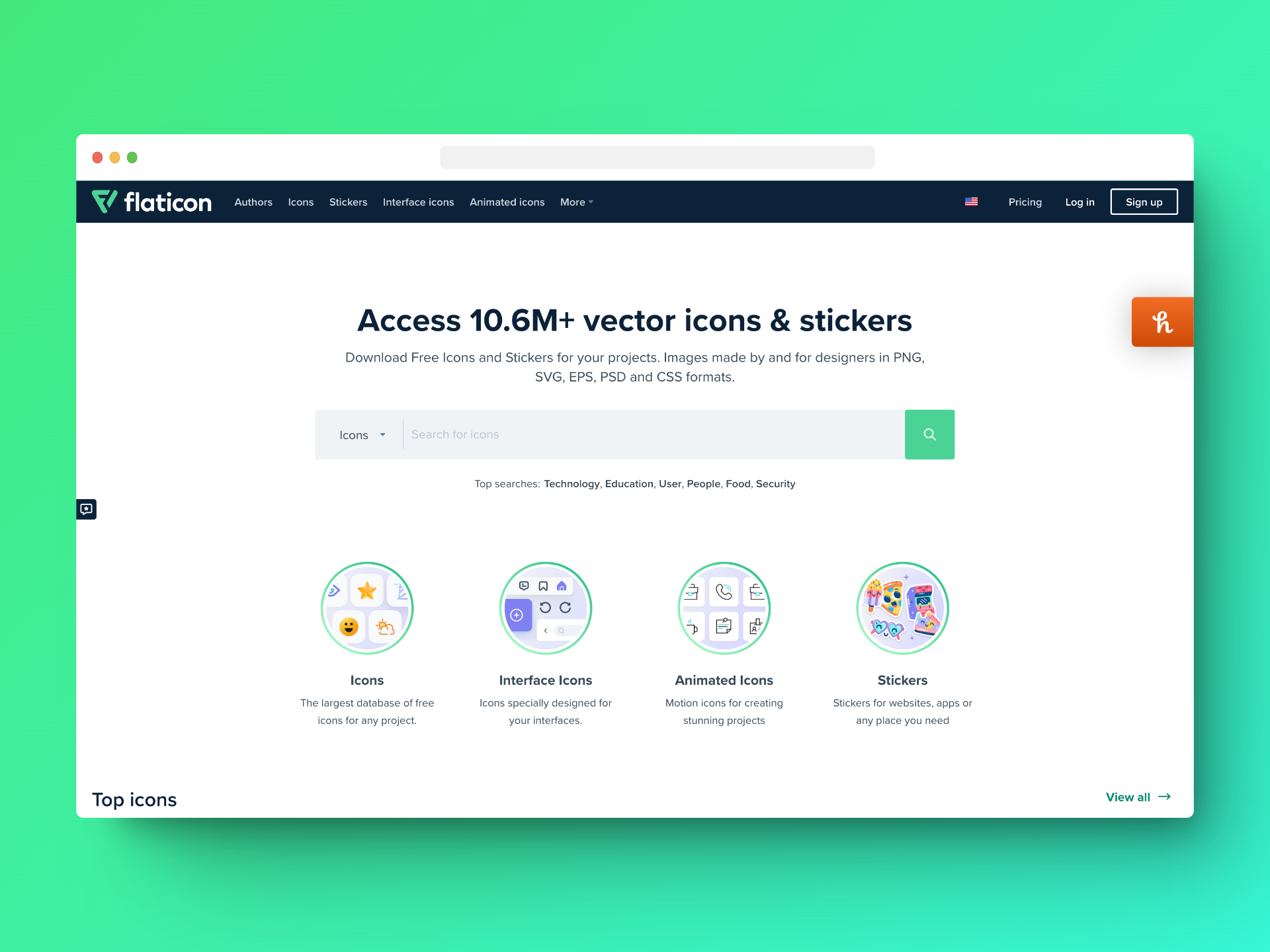 24 Modern Free Icon Sets for UI Design (June 2023)