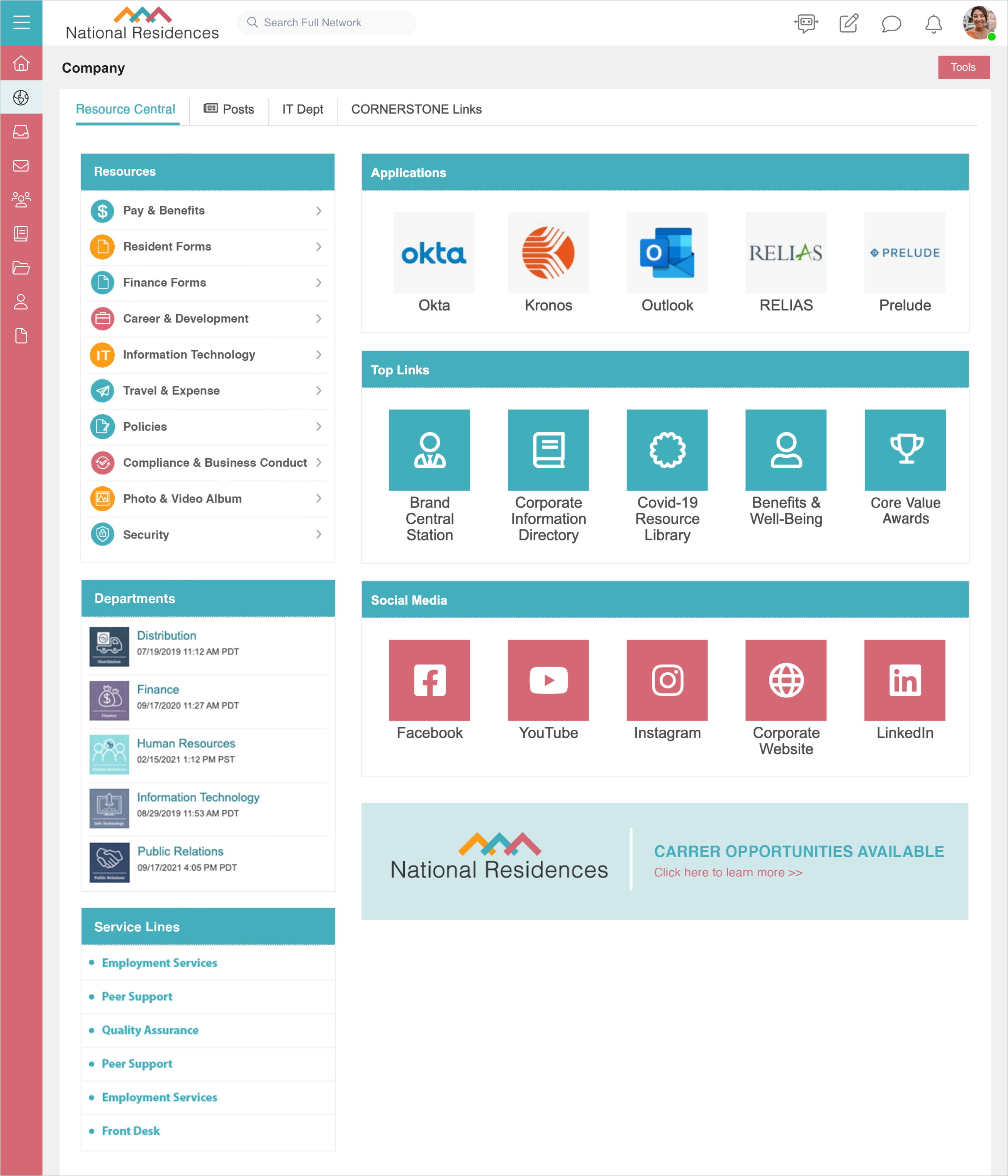 20 Inspiring Intranet Design Examples for Your Hub