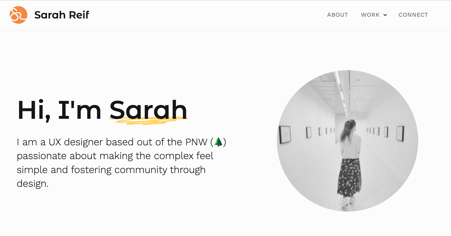 Sarah Reif | UX Research and Design