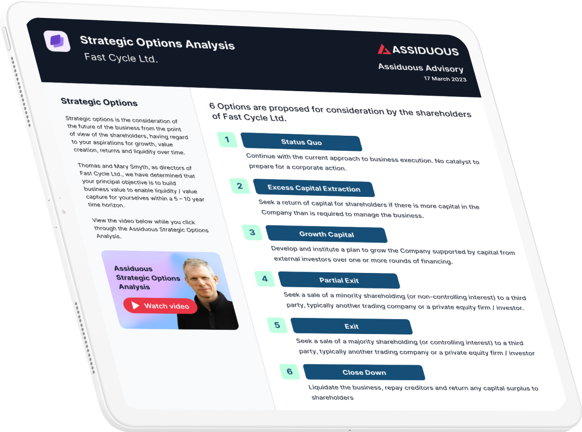 Assiduous | Automate your journey to funding readiness