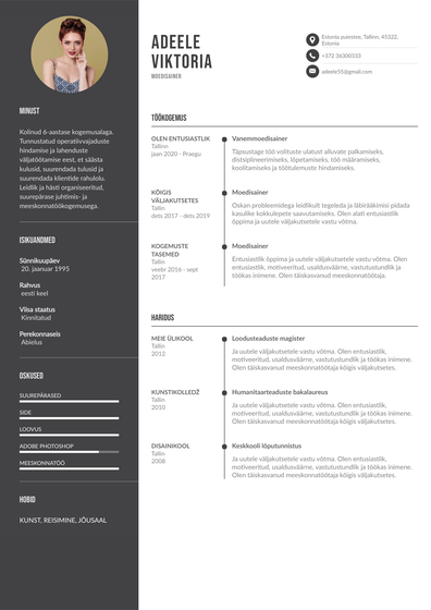 Samm-sammuline ülevaade eduka veebi disainer CV koostamiseks