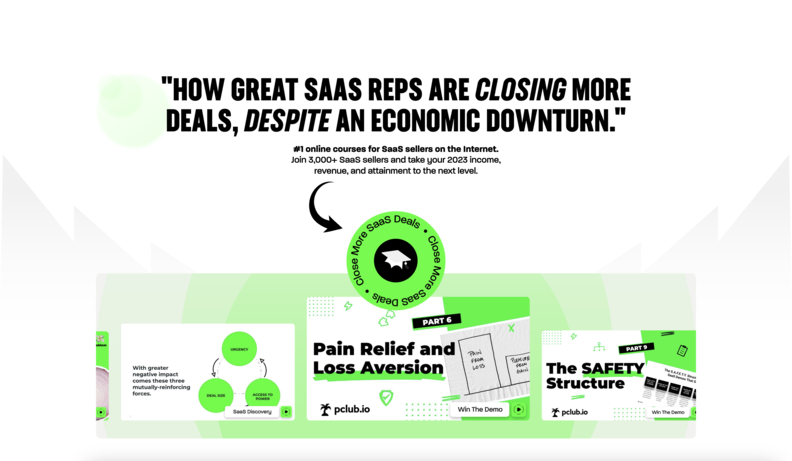 #1 online courses for SaaS sellers on the Internet | pclub.io