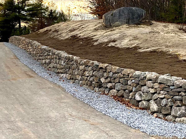 Dry Stone Retaining Wall