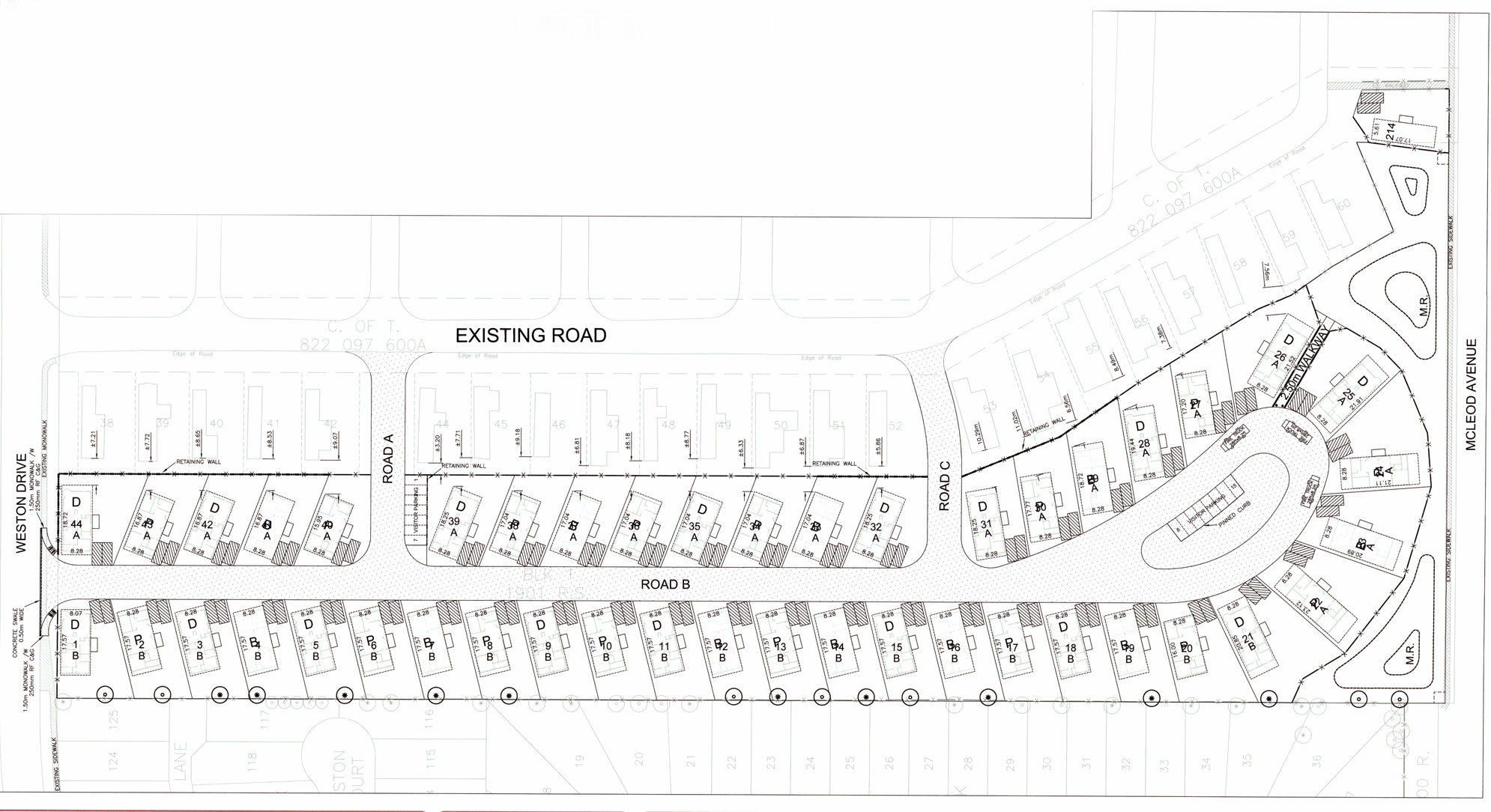 Mobile City Estates - Lot Map
