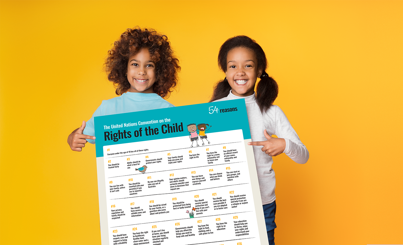 Kids corner — 54 reasons