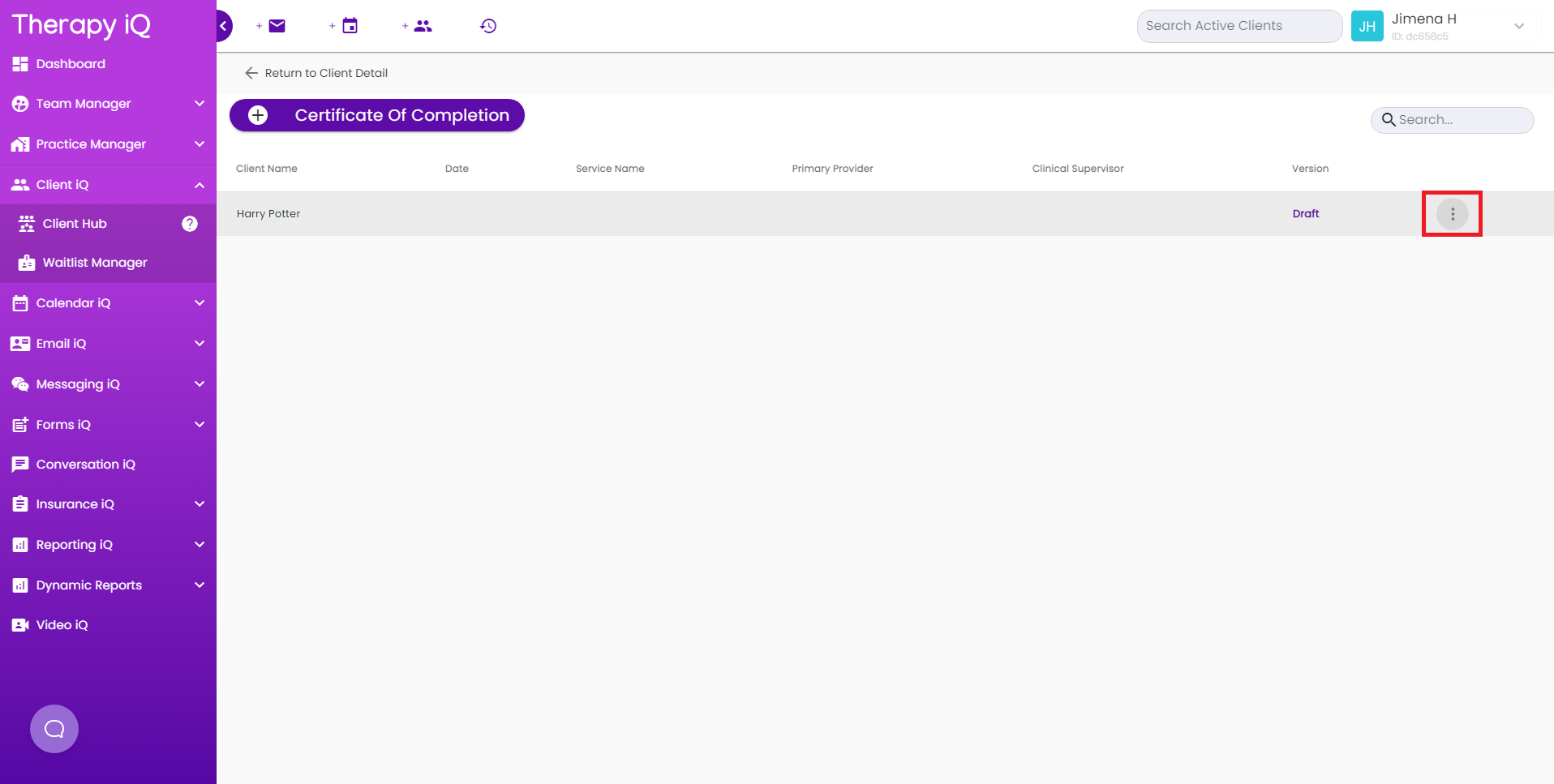 How to Delete Clinical Forms - TiQ Help Center