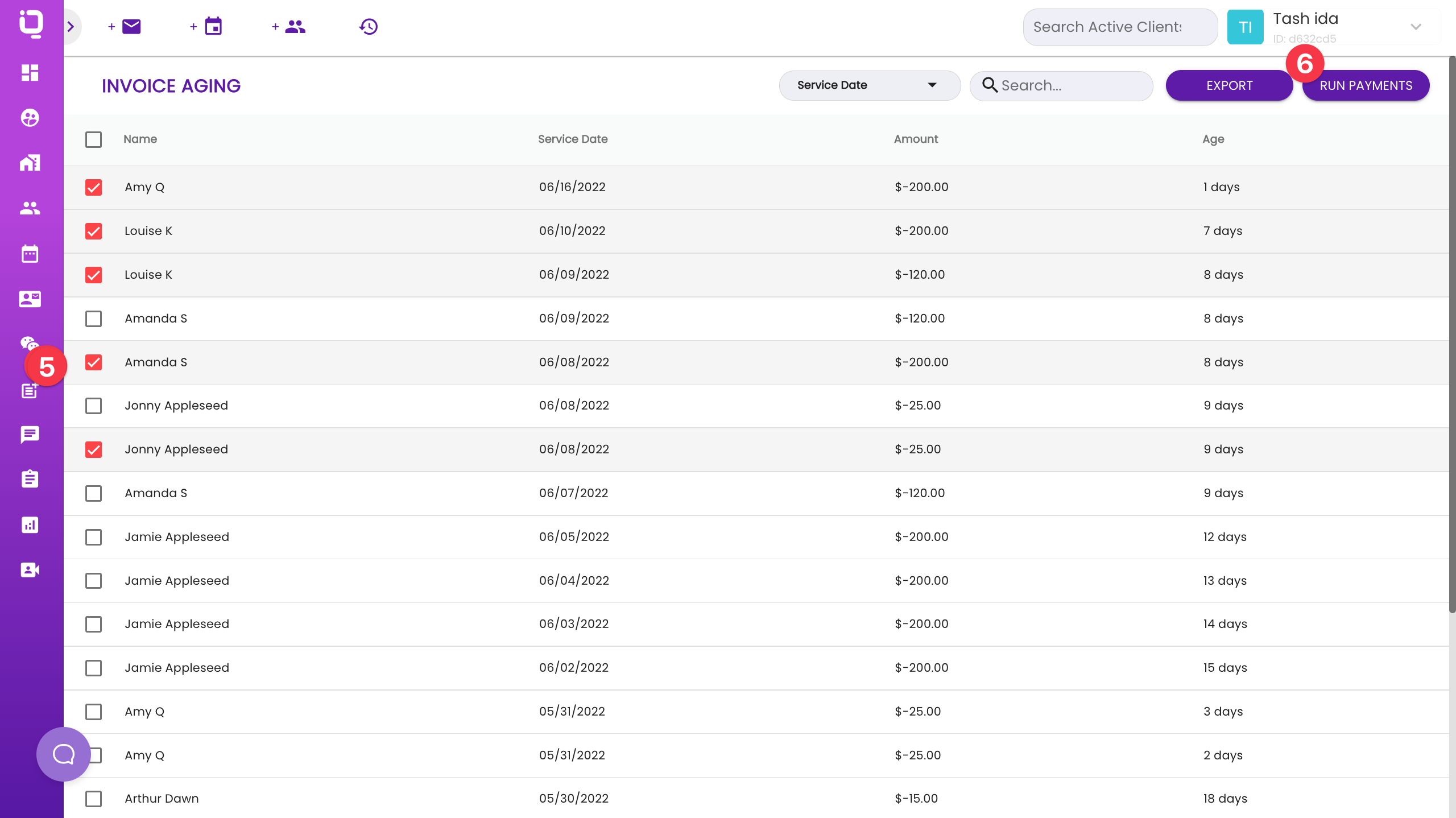 How to Process Bulk Client Invoice Payments - TiQ Help Center