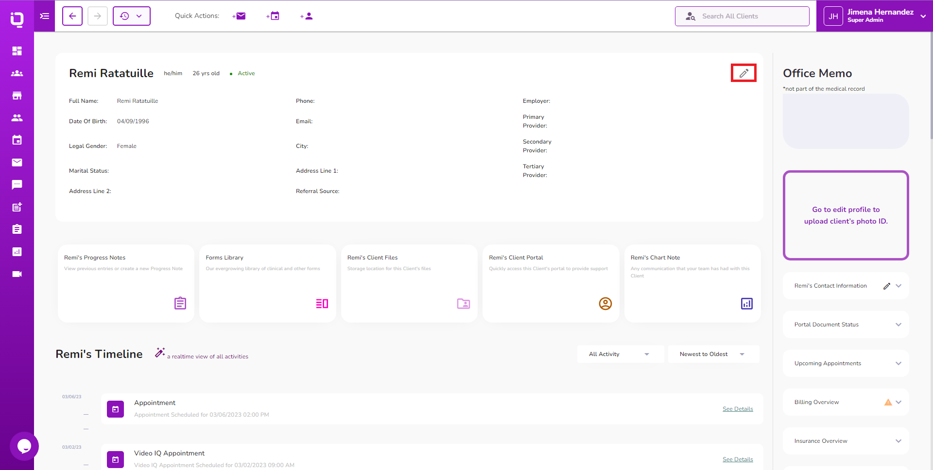 How to Access a Contacts Portal - TiQ Help Center