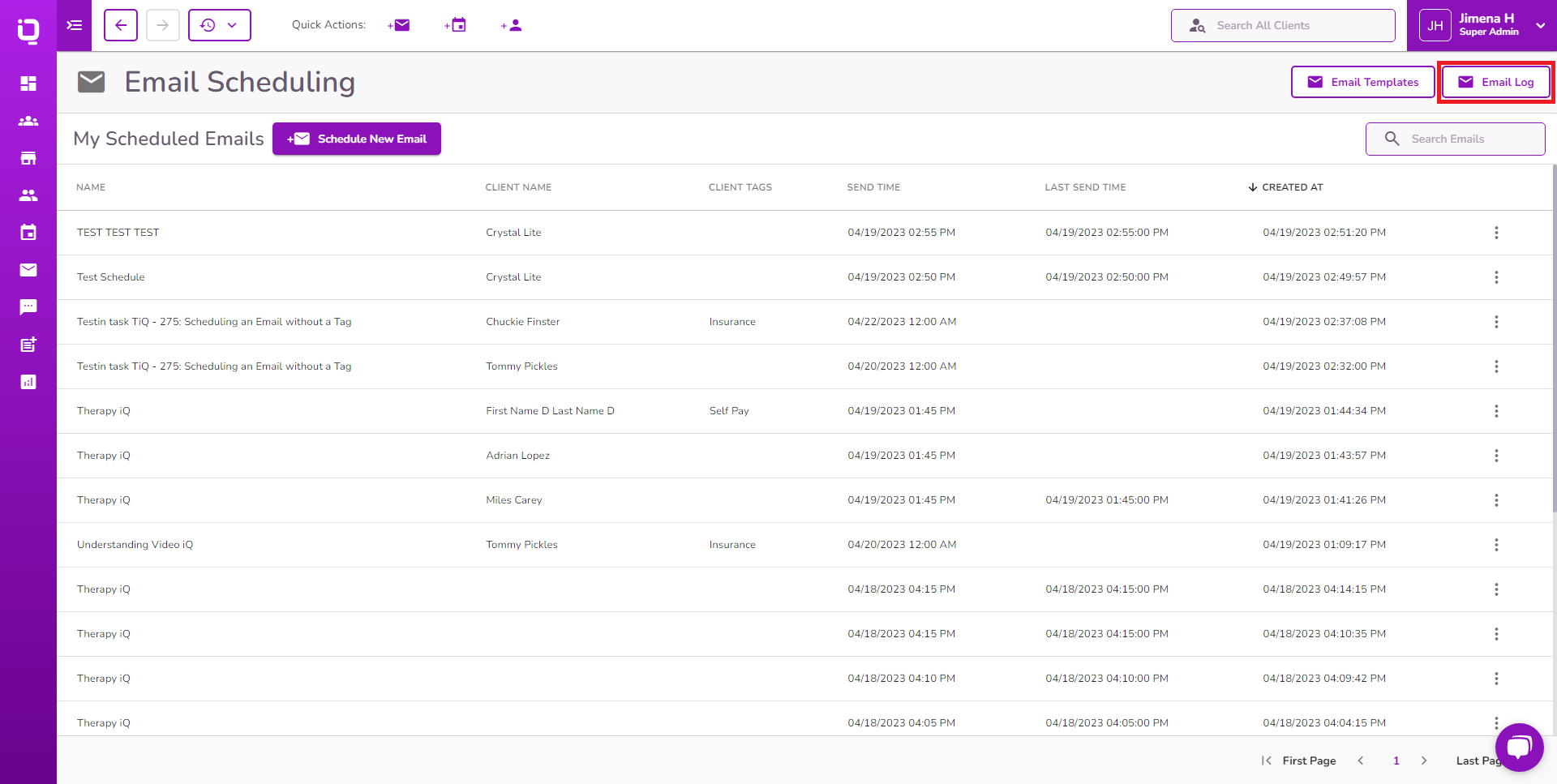 How to Navigate Email Records - TiQ Help Center