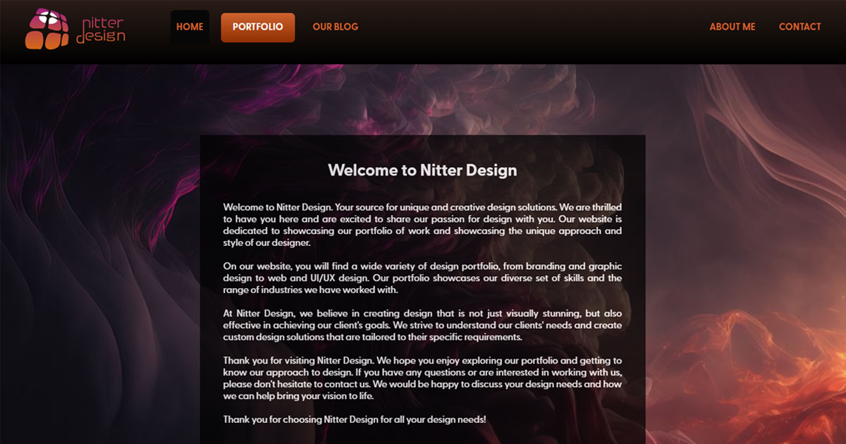 Nitter Design | Bring Your Creative Ideas to Life with us!