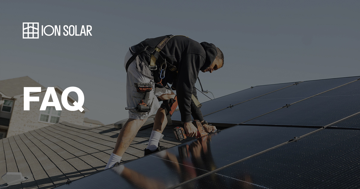 FAQ | ION Solar