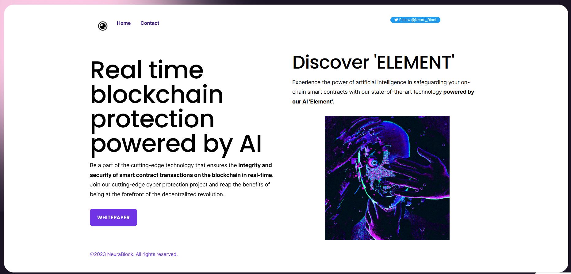 Real time blockchain protection powered by AI