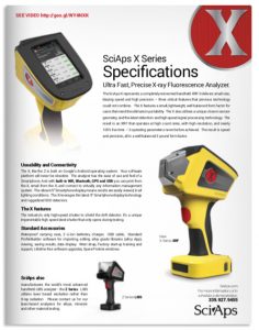 HH XRF analyzer Lead Chemistry