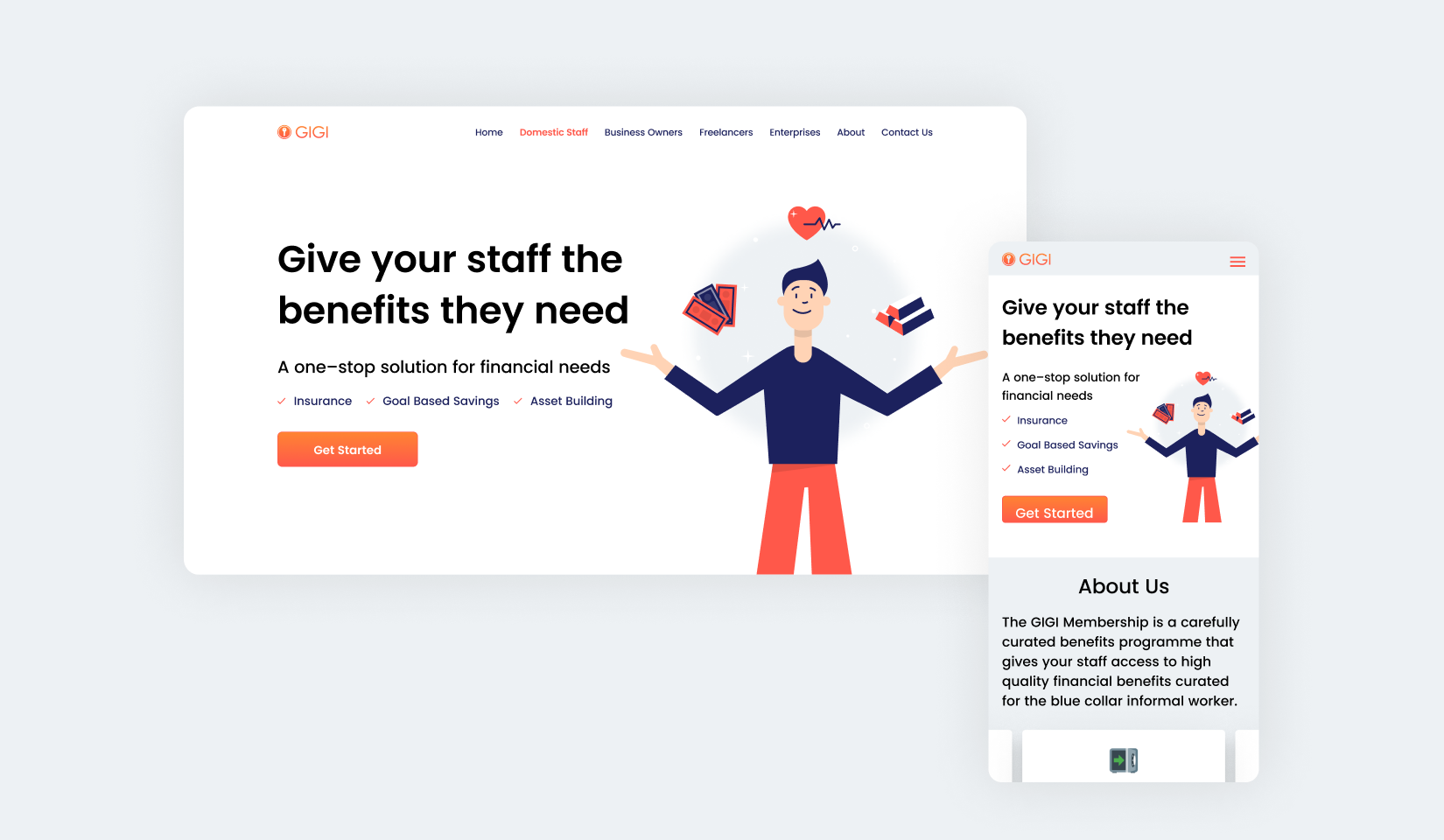 Our Work for Gigi Benefits — Mountain Studio