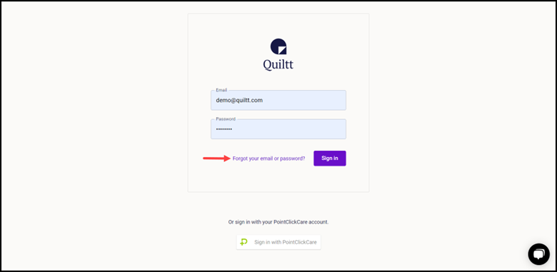 How to Recover your Quiltt Account Password?