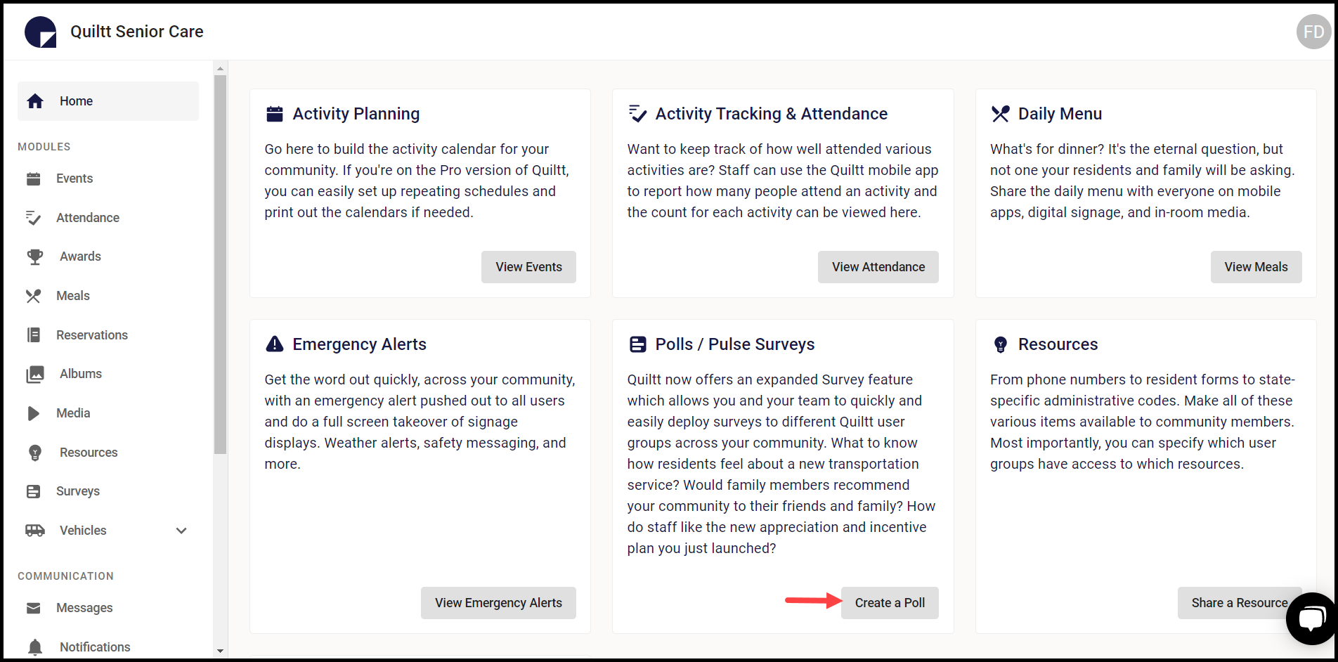 How to View Polls / Surveys?