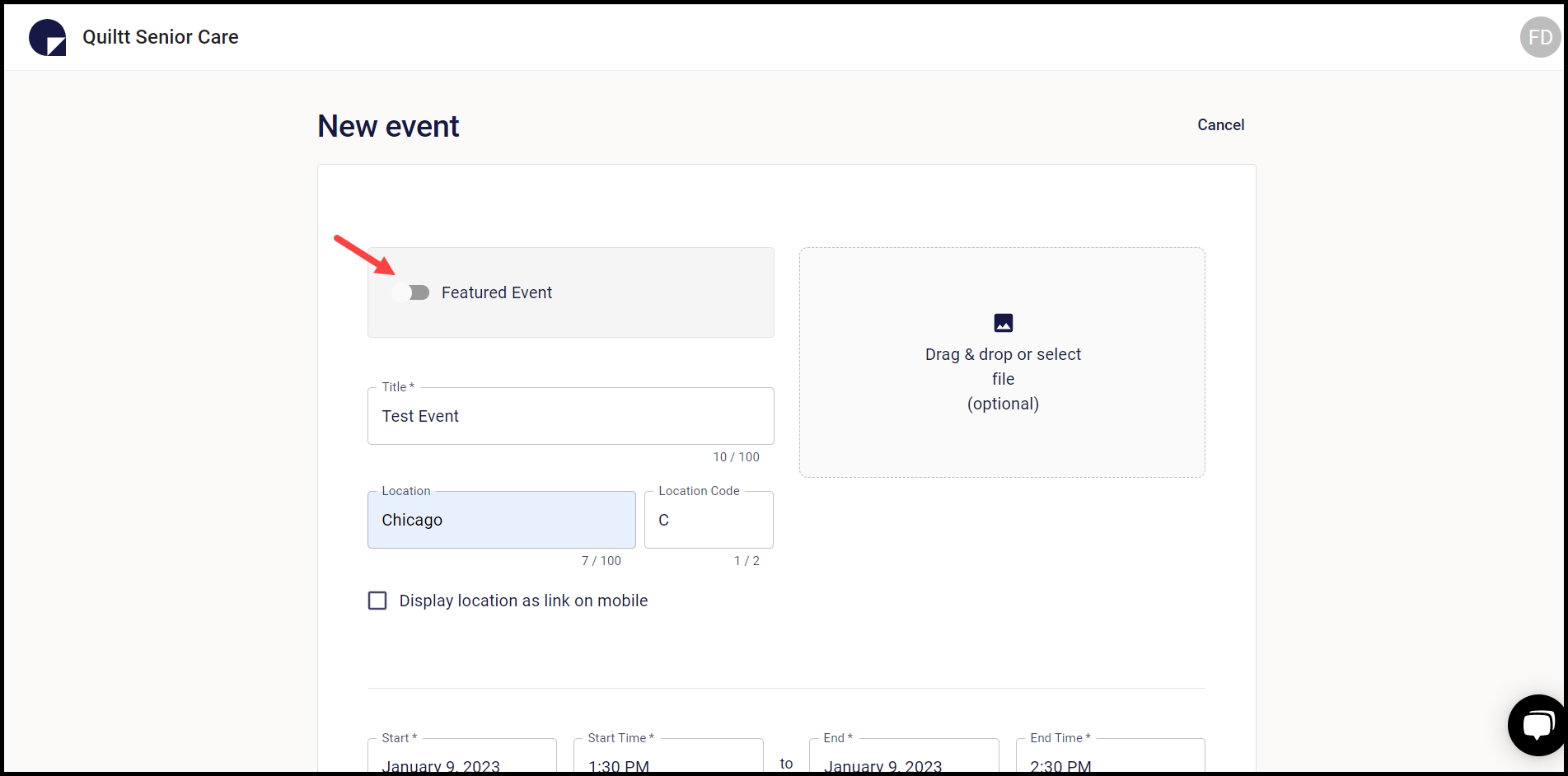 How to Add an Event?