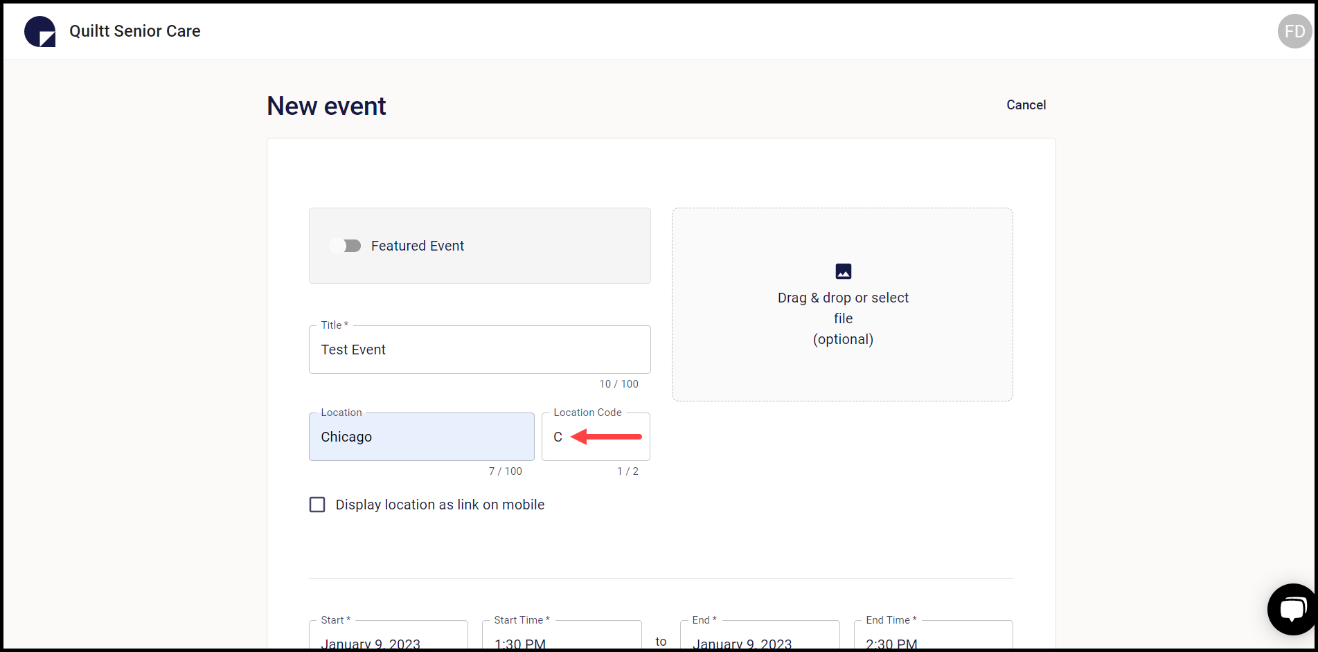 How to Add an Event?