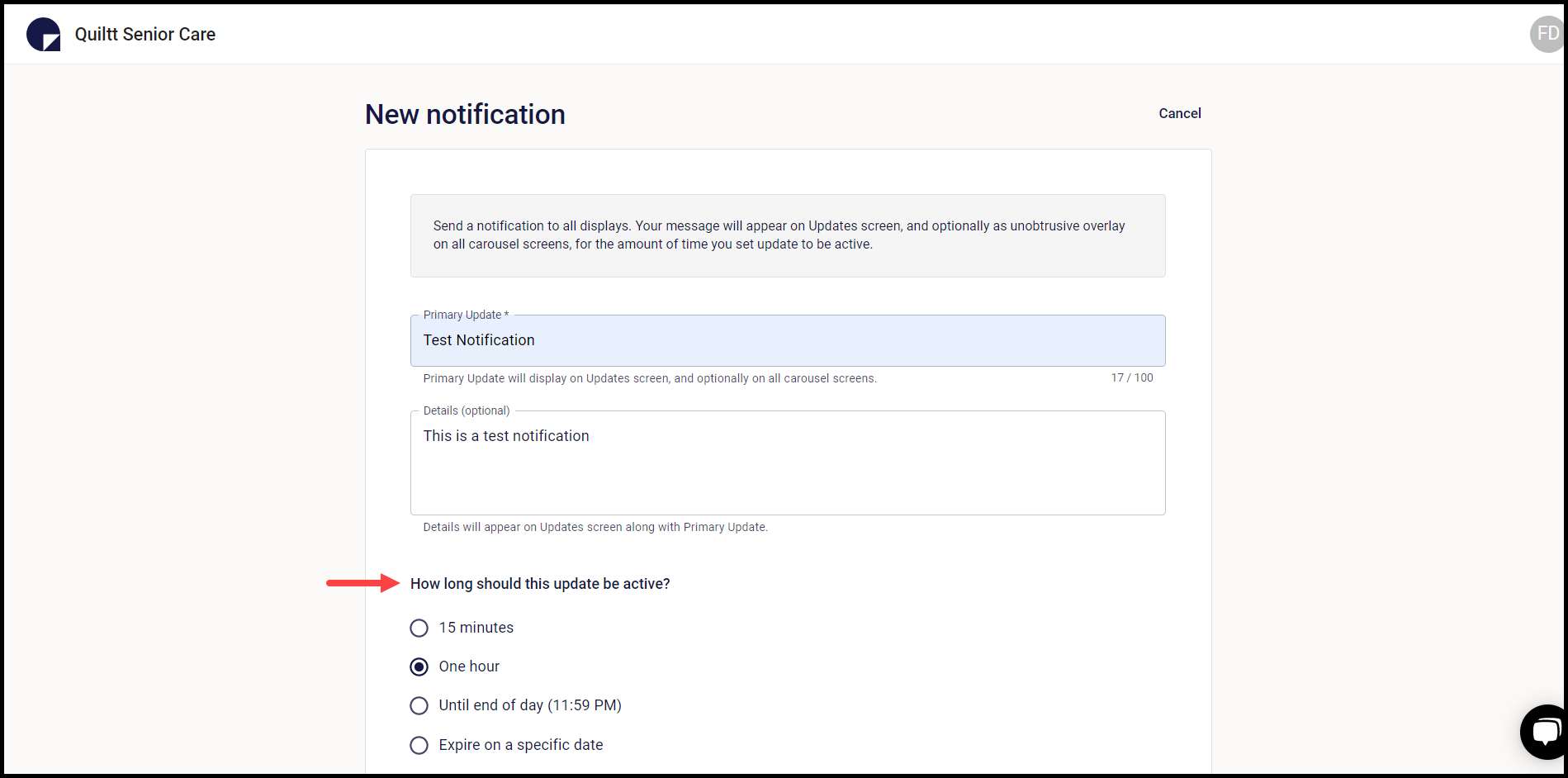 How to Add a Notification?