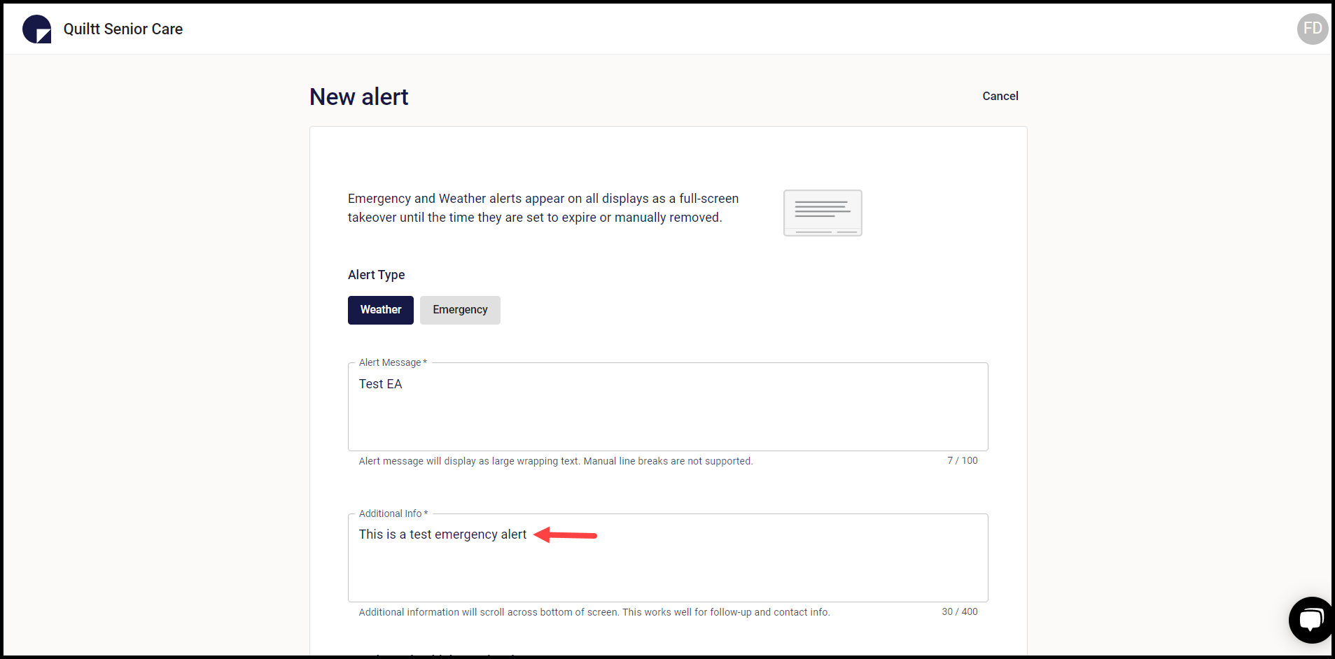 How to Create an Emergency Alert?