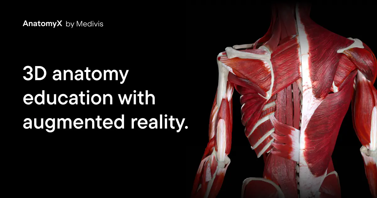 Full-body 3D anatomy education with augmented reality.