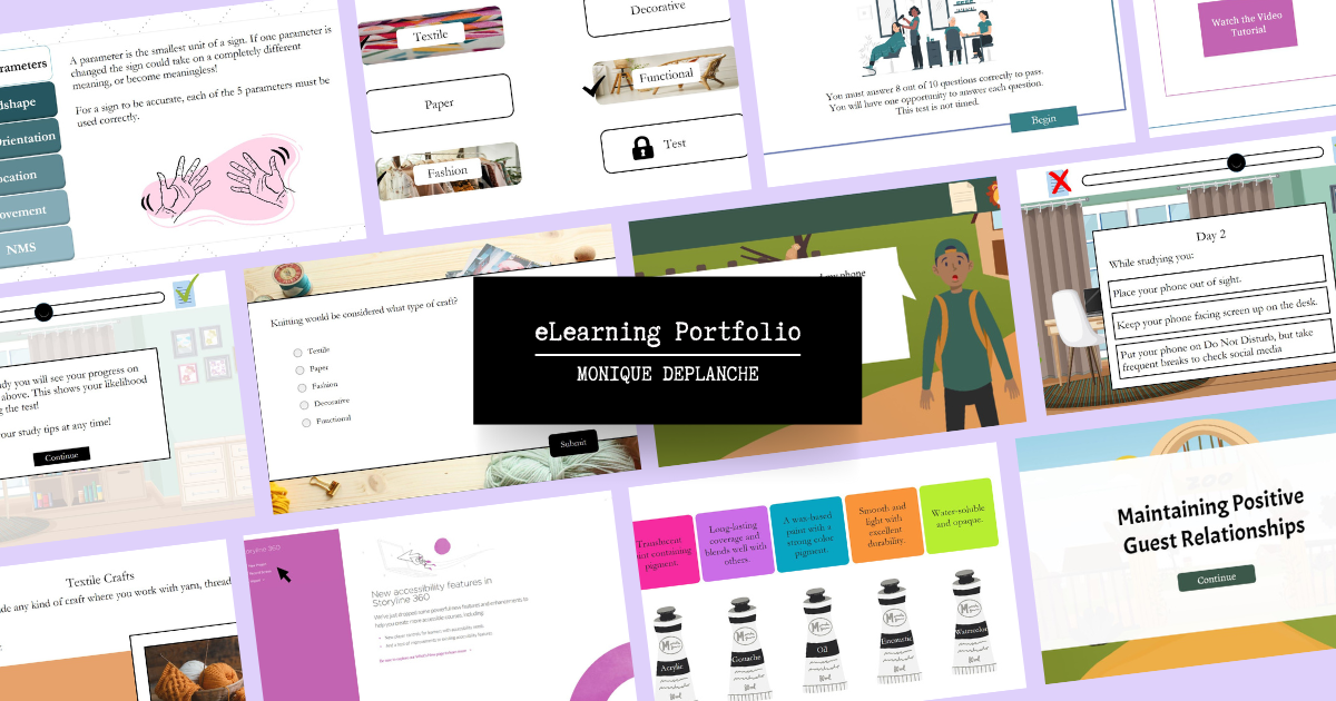 Monique DePlanche — eLearning Developer